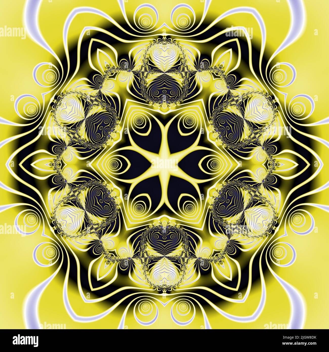 Abstract Computer generated Fractal design. A fractal is a never-ending ...