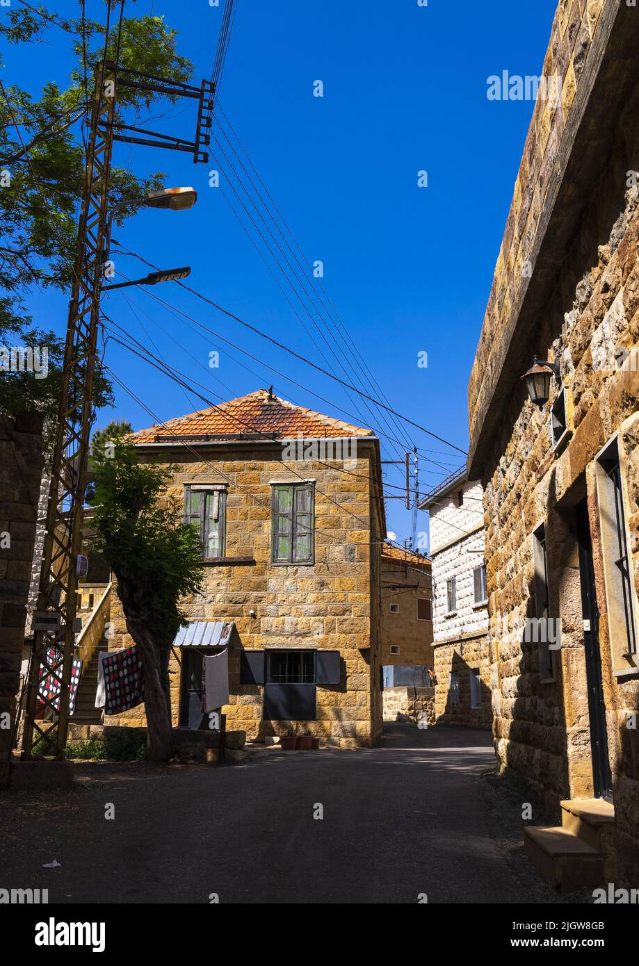 Old traditional lebanese house in a village, North Governorate of ...