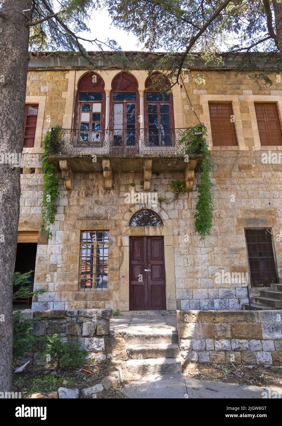 Old traditional lebanese house, North Governorate, Hasroun, Lebanon ...