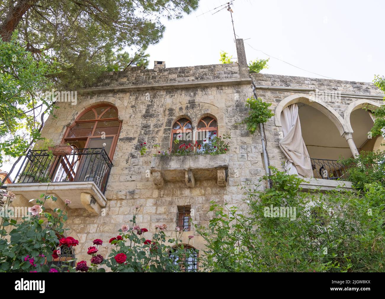 old traditional lebanese house, Mount Lebanon Governorate, Deir el ...