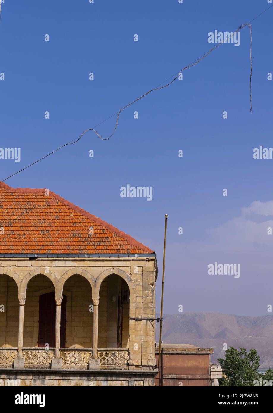 Old traditional lebanese house, Beqaa Governorate, Zahle, Lebanon Stock ...