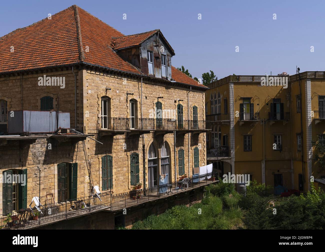 Old traditional lebanese houses, Beqaa Governorate, Zahle, Lebanon ...