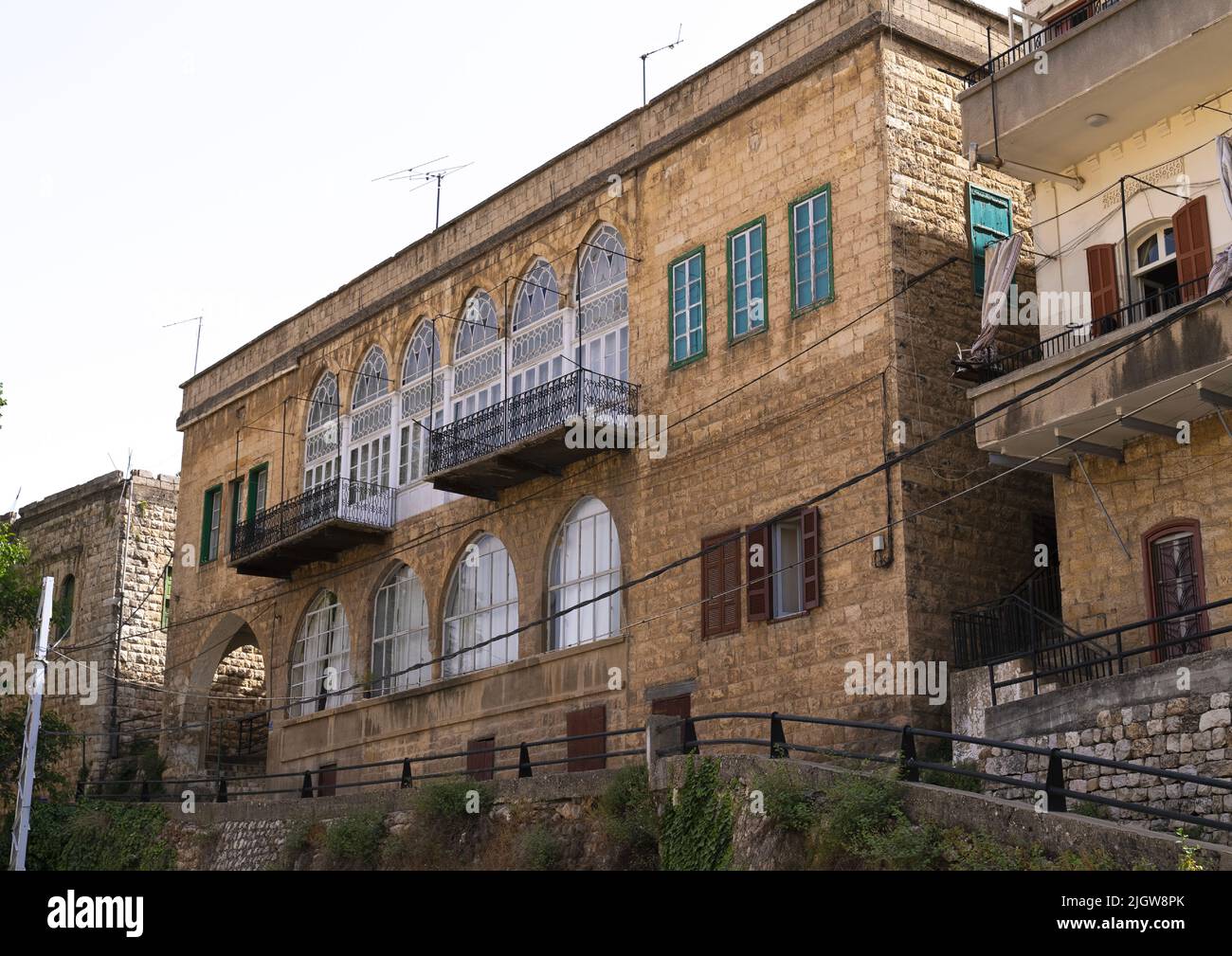 Old traditional lebanese houses, Beqaa Governorate, Zahle, Lebanon ...
