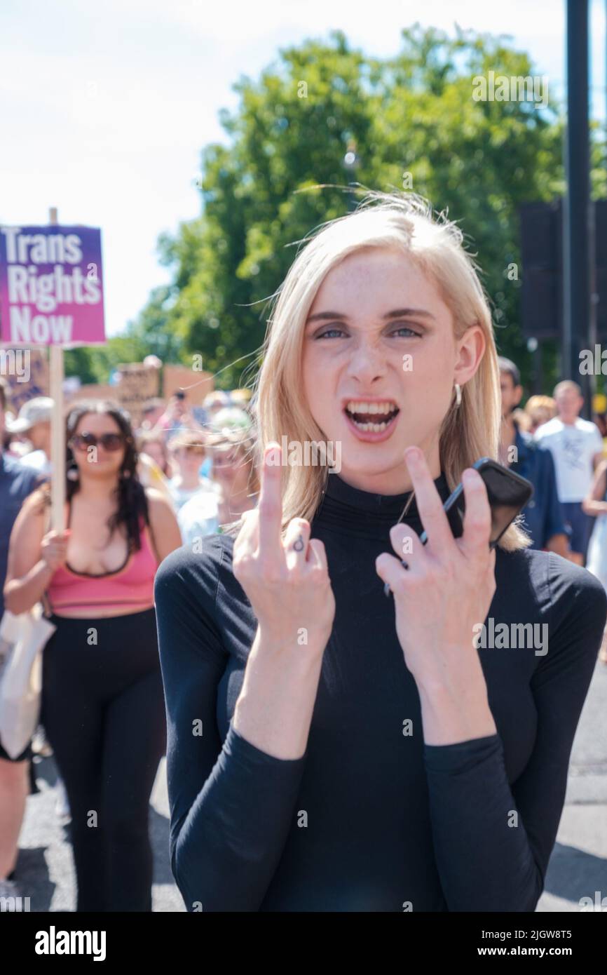 Trans Community and Supports do their yearly march through London ...