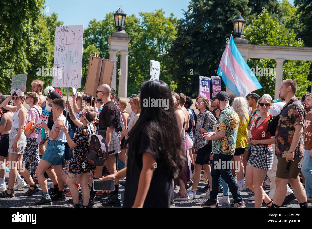 Trans Community and Supports do their yearly march through London ...