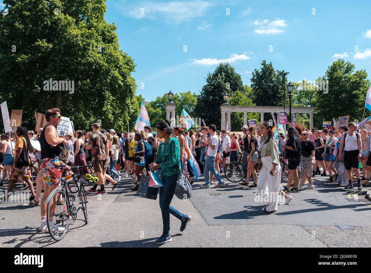 Trans Community and Supports do their yearly march through London ...