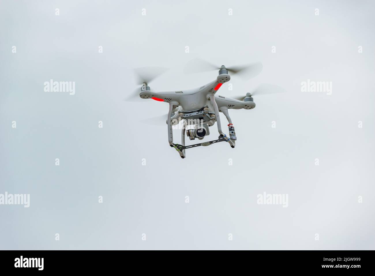 Drone hexacopter flying in sky hi-res stock photography and images - Alamy
