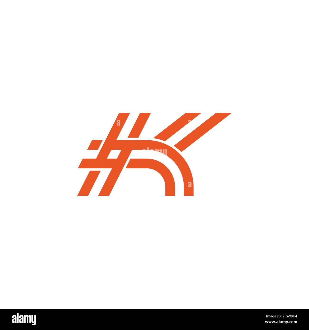 letter k tags line geometric simple logo vector Stock Vector Image ...
