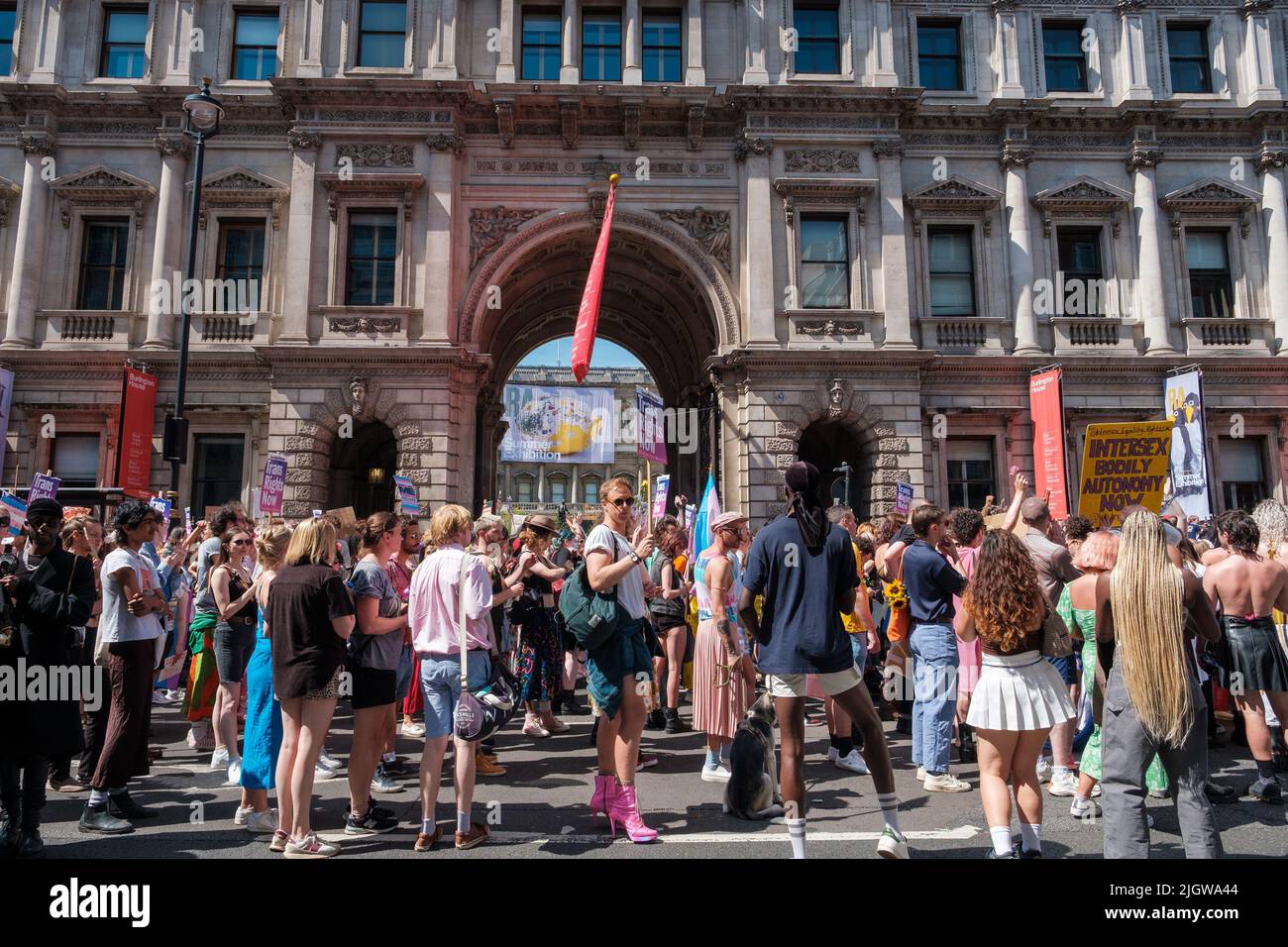 Trans Community and Supports do their yearly march through London ...