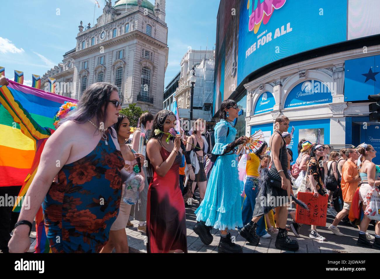 Trans Community and Supports do their yearly march through London ...