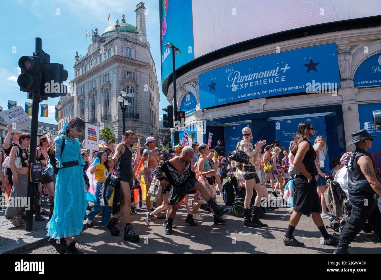 Trans Community and Supports do their yearly march through London ...