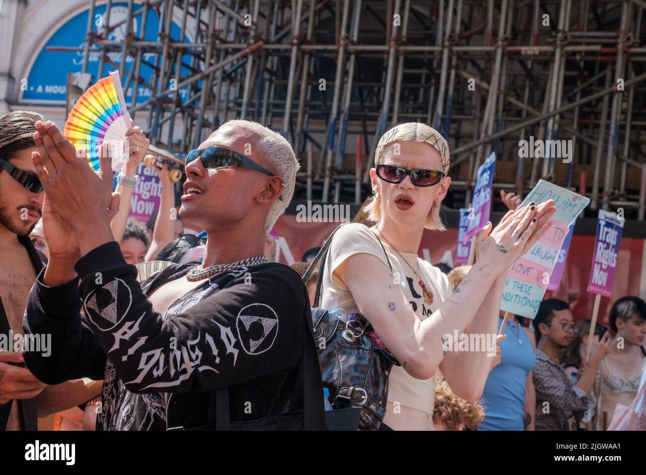 Trans Community and Supports do their yearly march through London ...