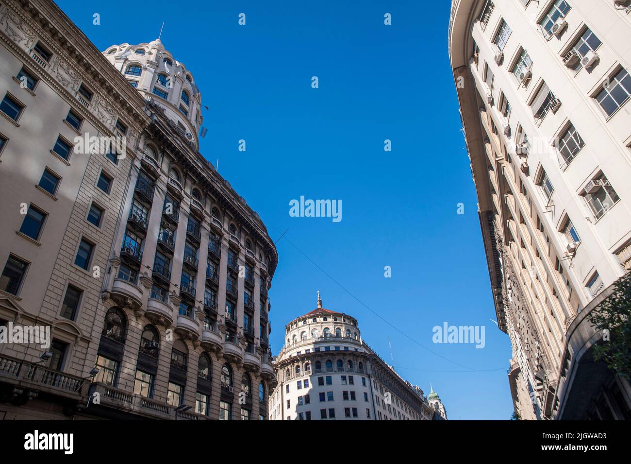 A low angle shot of Bencich and First National Bank of Boston in ...