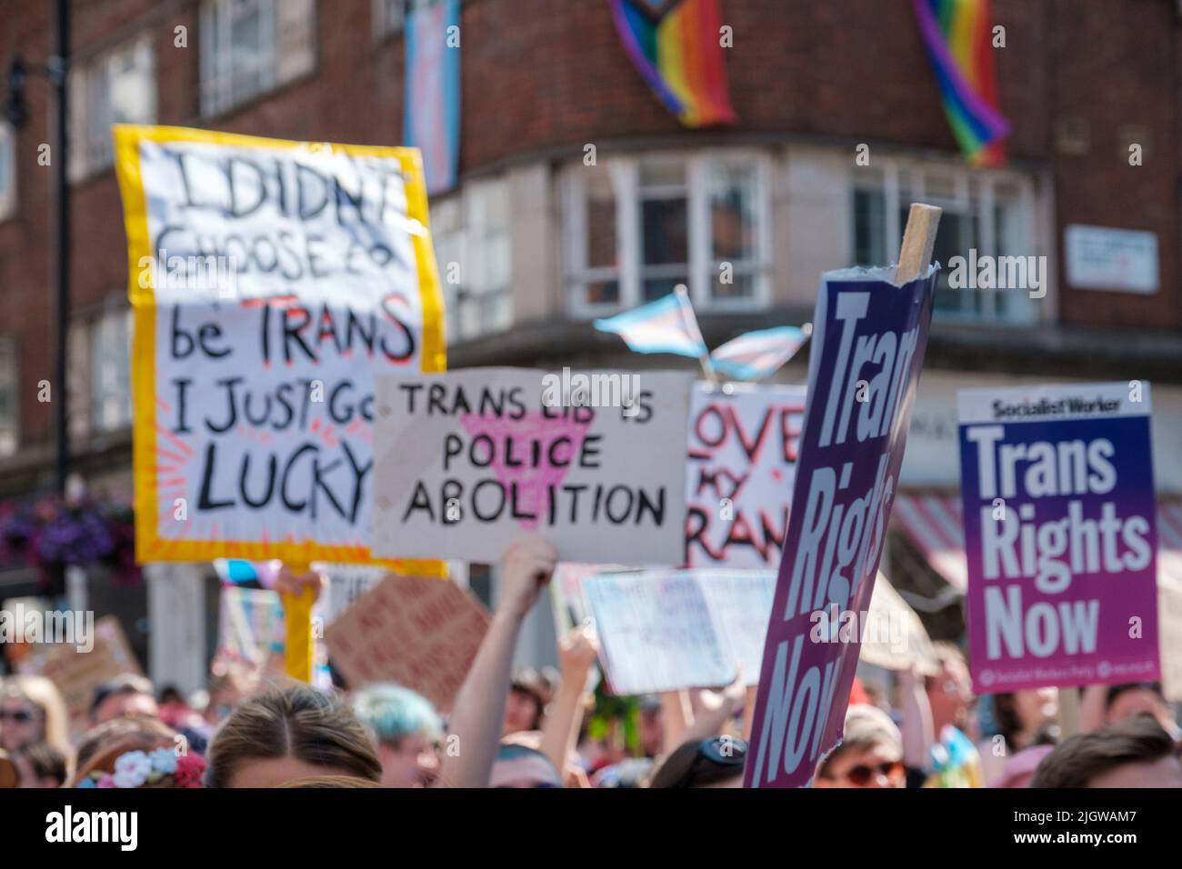 Trans Community and Supports do their yearly march through London ...
