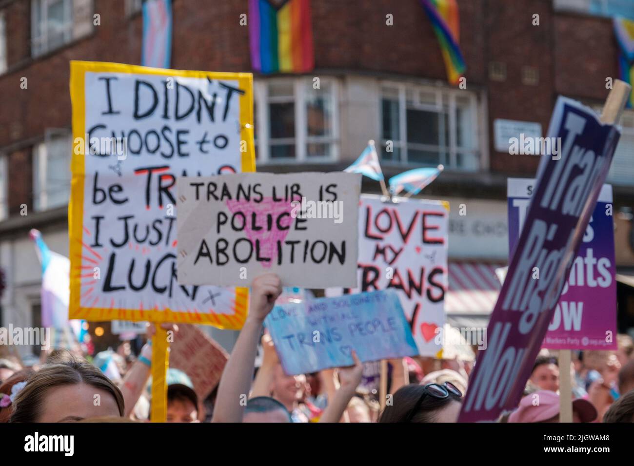 Trans Community and Supports do their yearly march through London ...