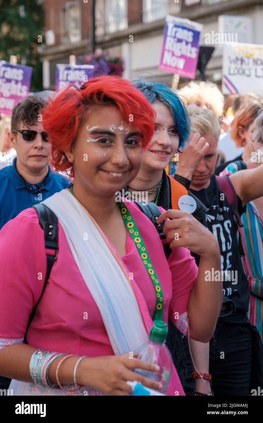 Trans Community and Supports do their yearly march through London ...