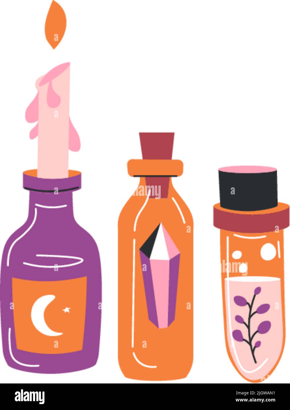 Magical ingredients Stock Vector Images - Alamy