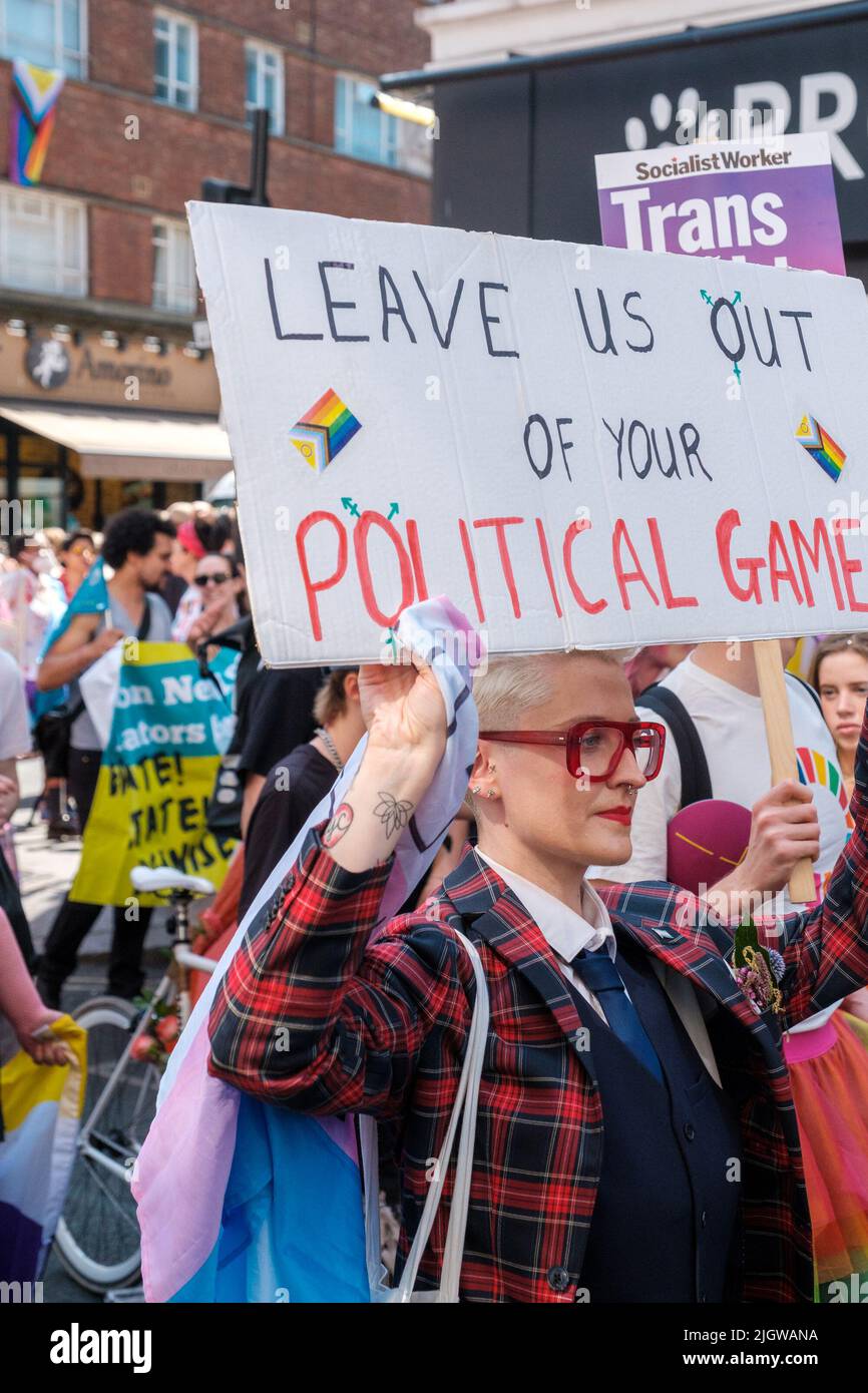 Trans Community and Supports do their yearly march through London ...