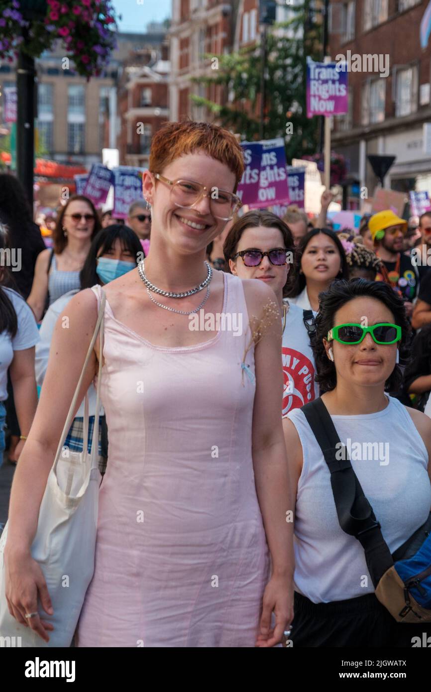 Trans Community and Supports do their yearly march through London ...