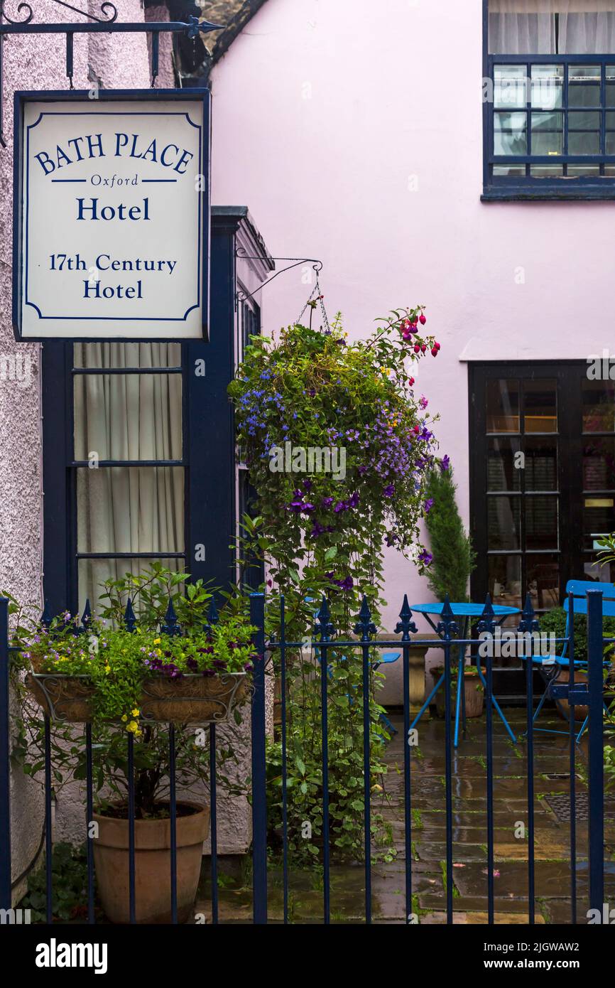Bath Place Oxford Hotel 17th Century Hotel at Oxford, Oxfordshire UK on ...