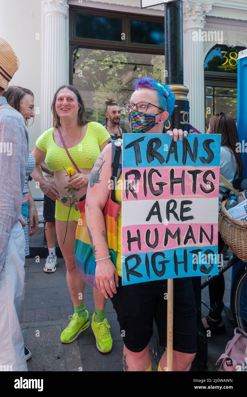 Trans Community and Supports do their yearly march through London ...