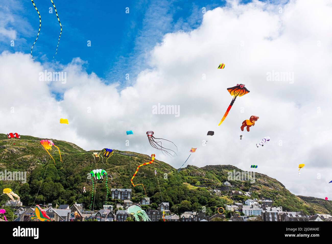 Kite Festival, Barmouth, North Wales Stock Photo - Alamy