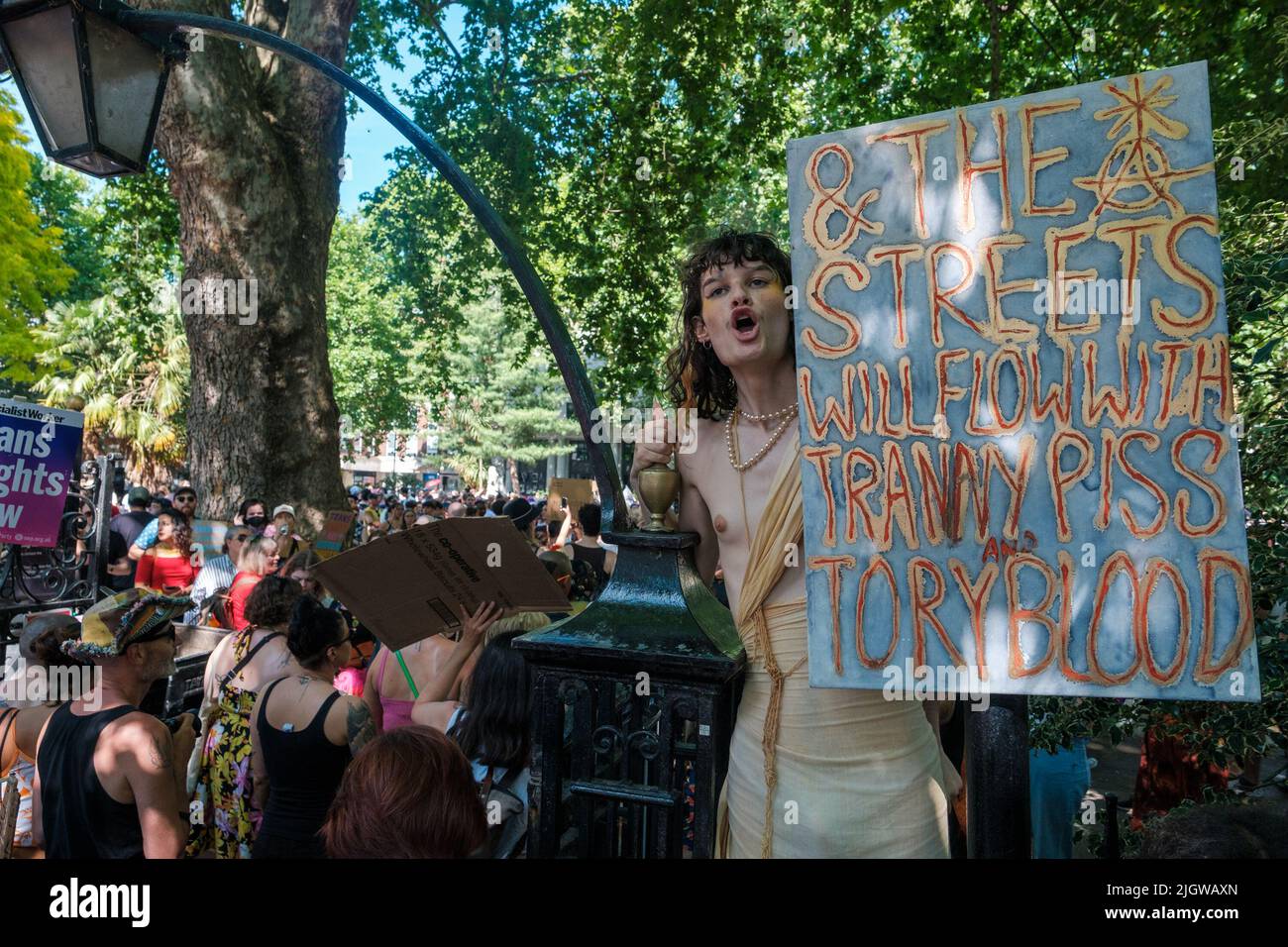 Trans Community and Supports do their yearly march through London ...