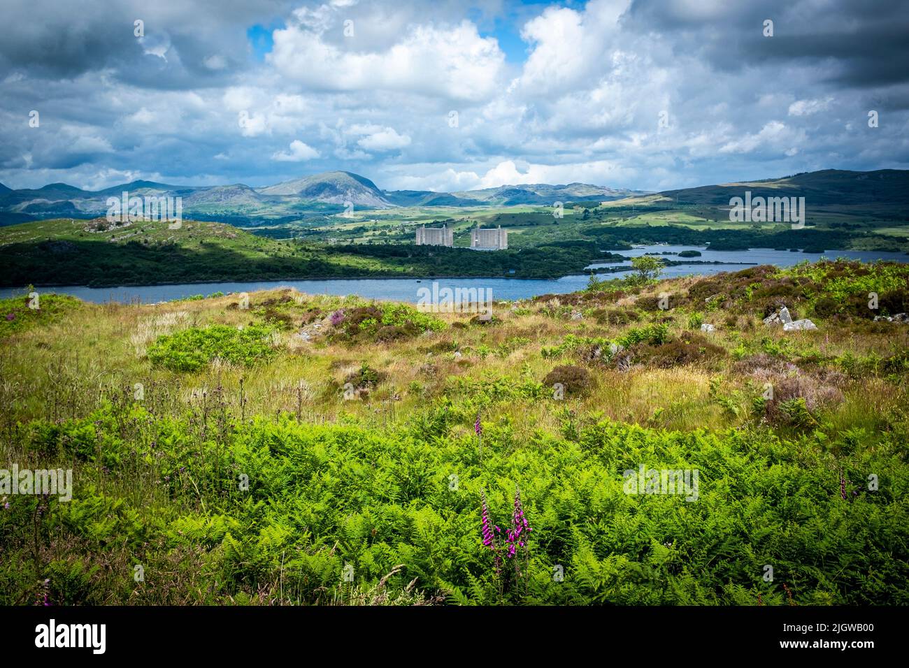 Trawsfynydd decomissioned nuclear power station, Gwynedd, Wales Stock ...
