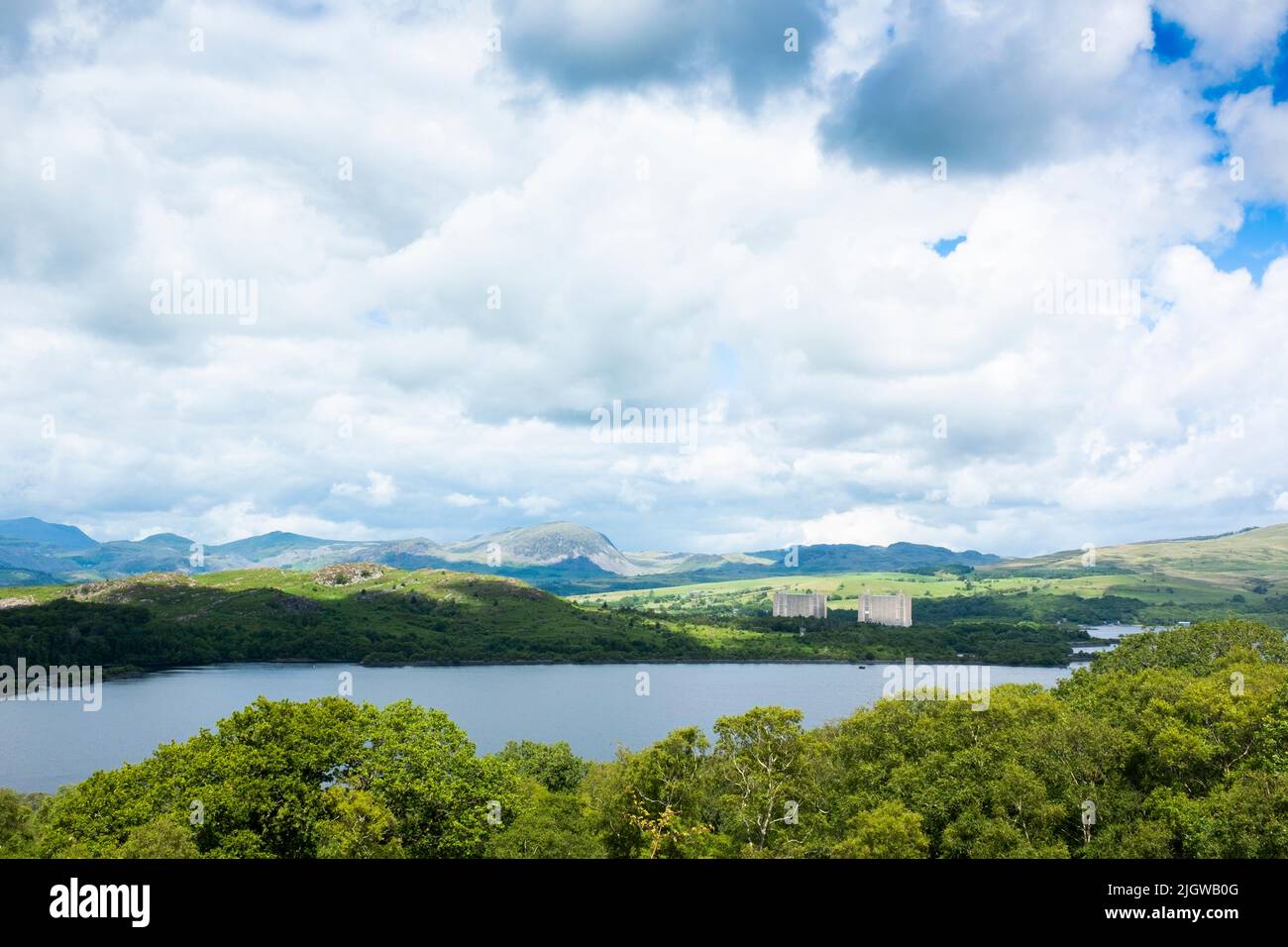 Trawsfynydd decomissioned nuclear power station, Gwynedd, Wales Stock ...