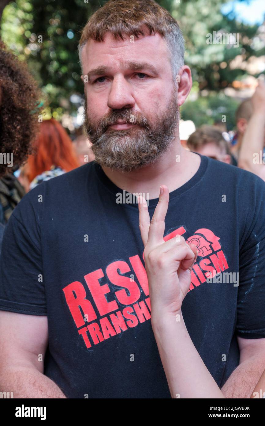 Trans Community and Supports do their yearly march through London ...