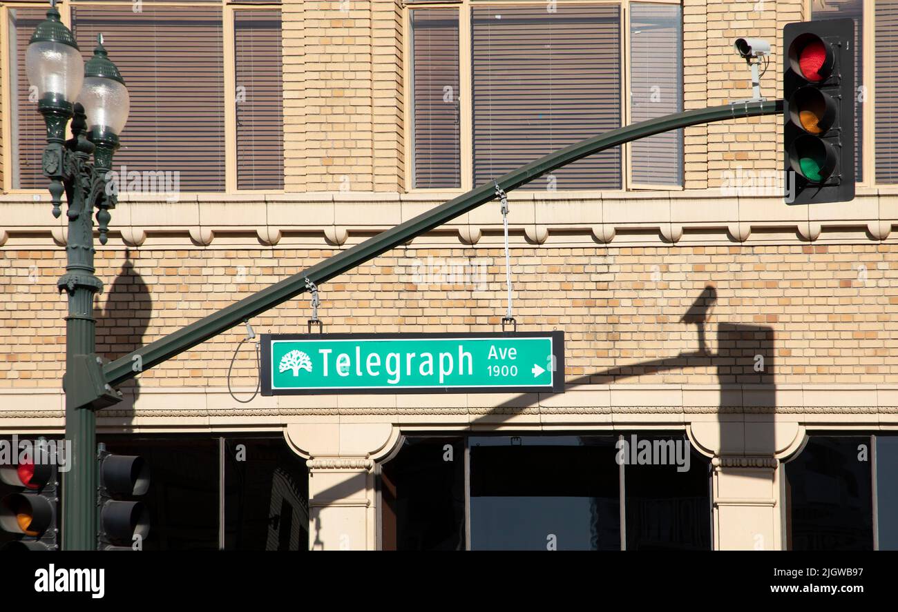 Telegraph avenue sign hi-res stock photography and images - Alamy