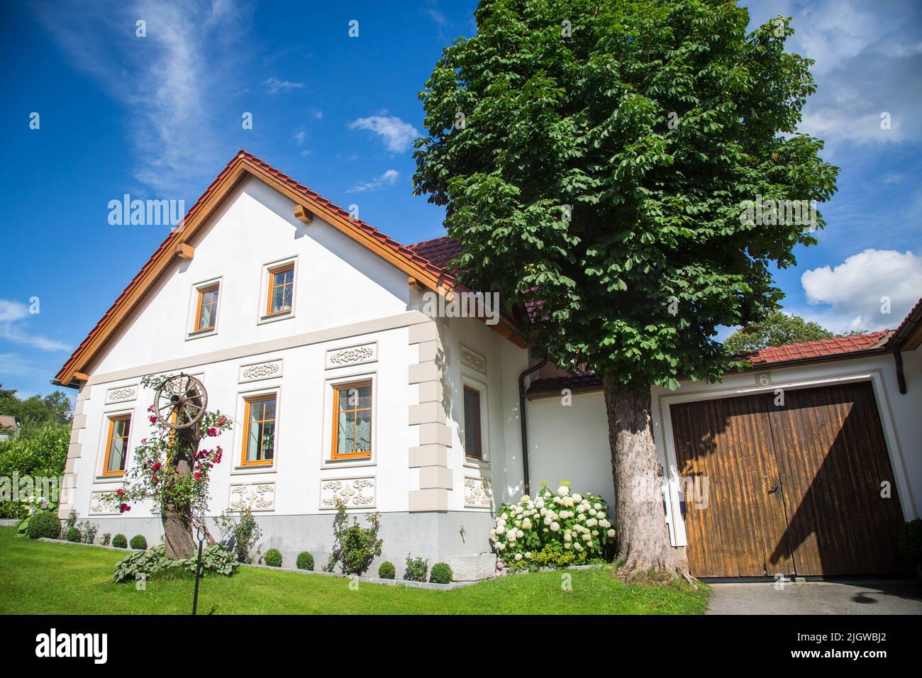 Traditional farm house near Großschönau, Waldviertel, Austria Stock ...