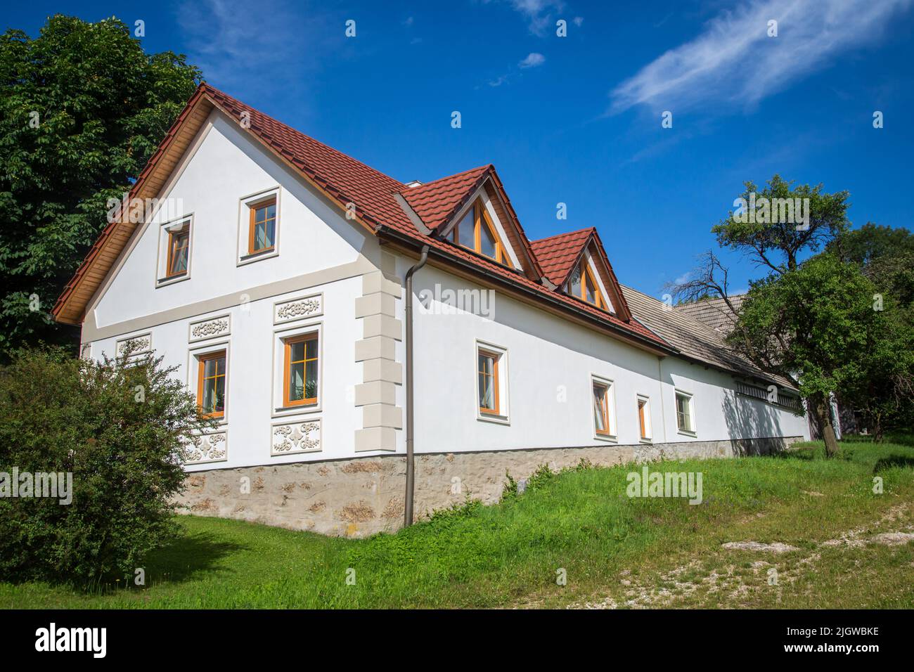 Traditional farm house near Großschönau, Waldviertel, Austria Stock ...