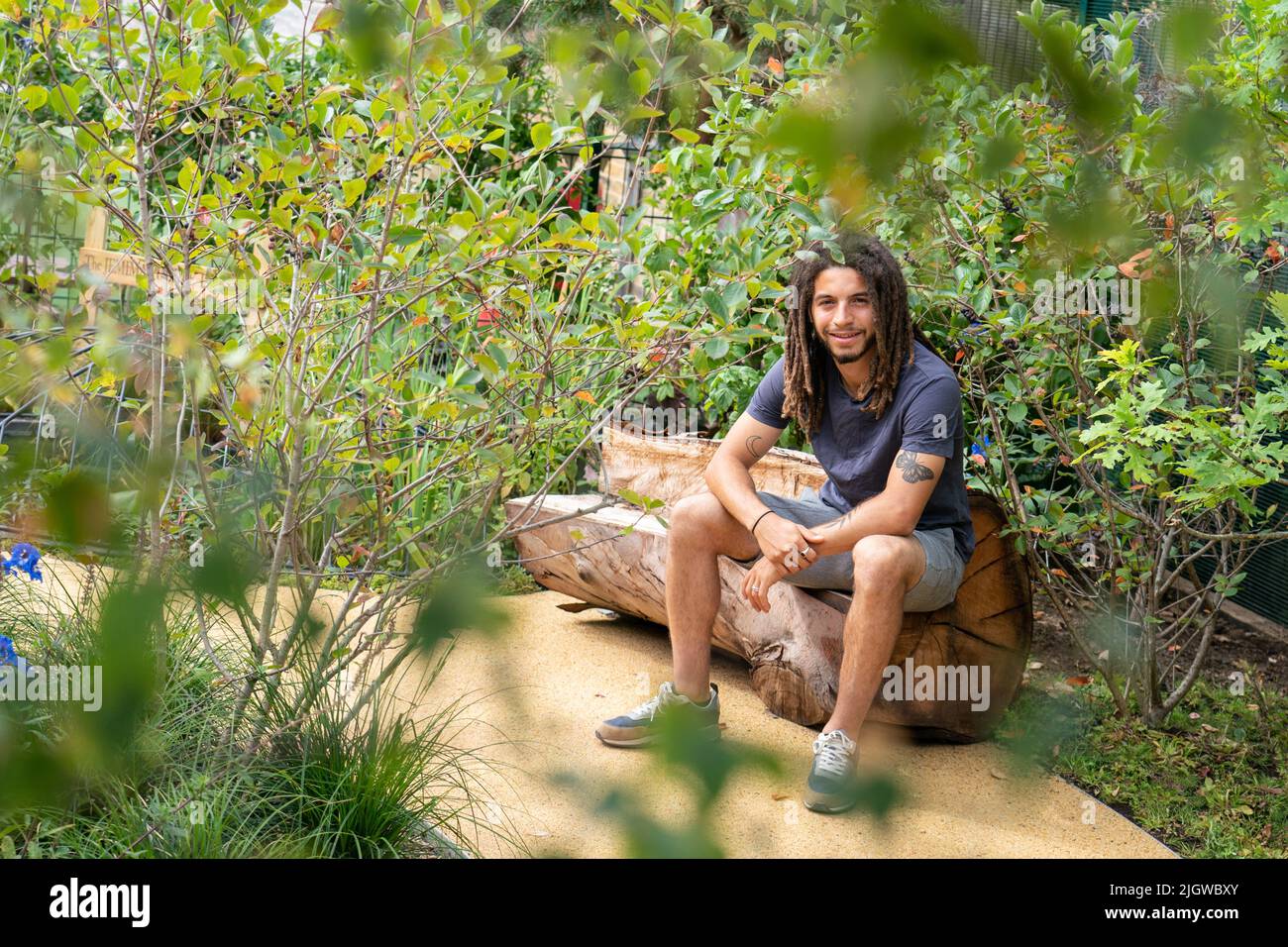 Tayshan Hayden-Smith from Grow2Know at the new 120th anniversary Peter ...