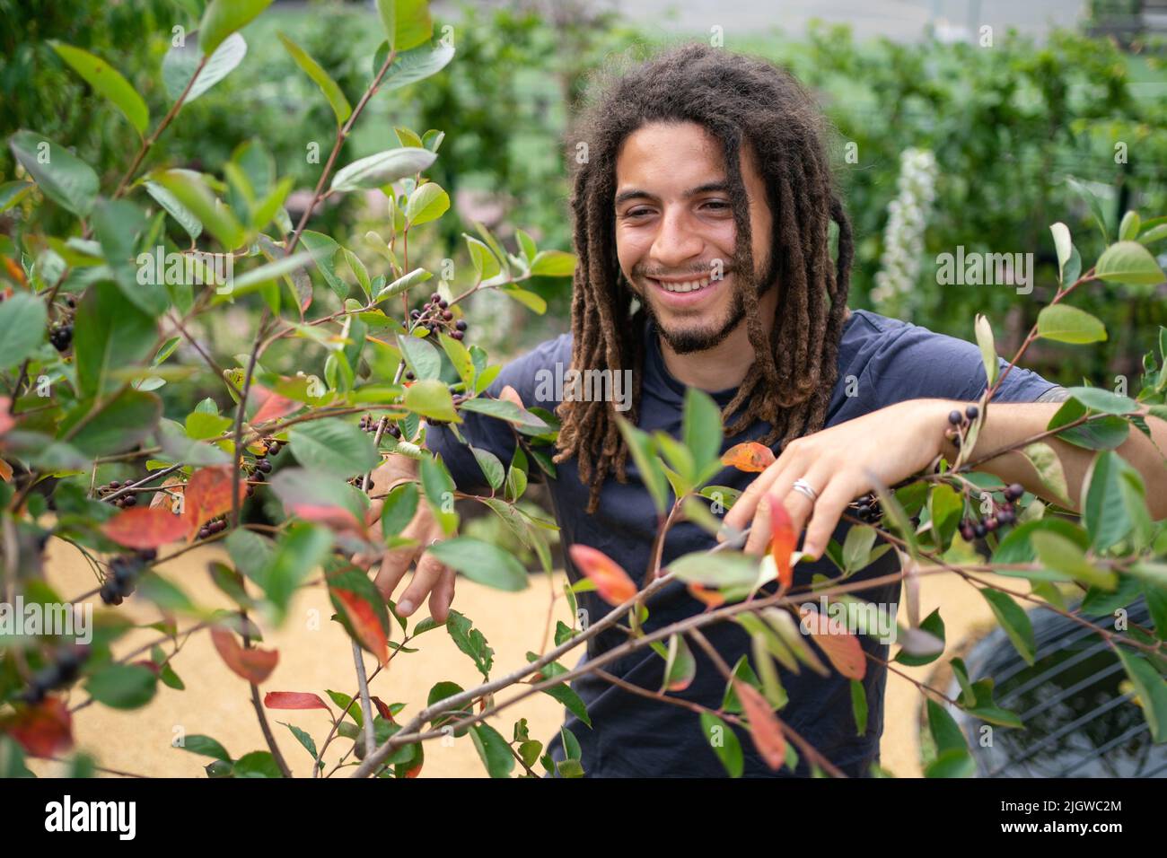 Tayshan Hayden-Smith from Grow2Know at the new 120th anniversary Peter ...