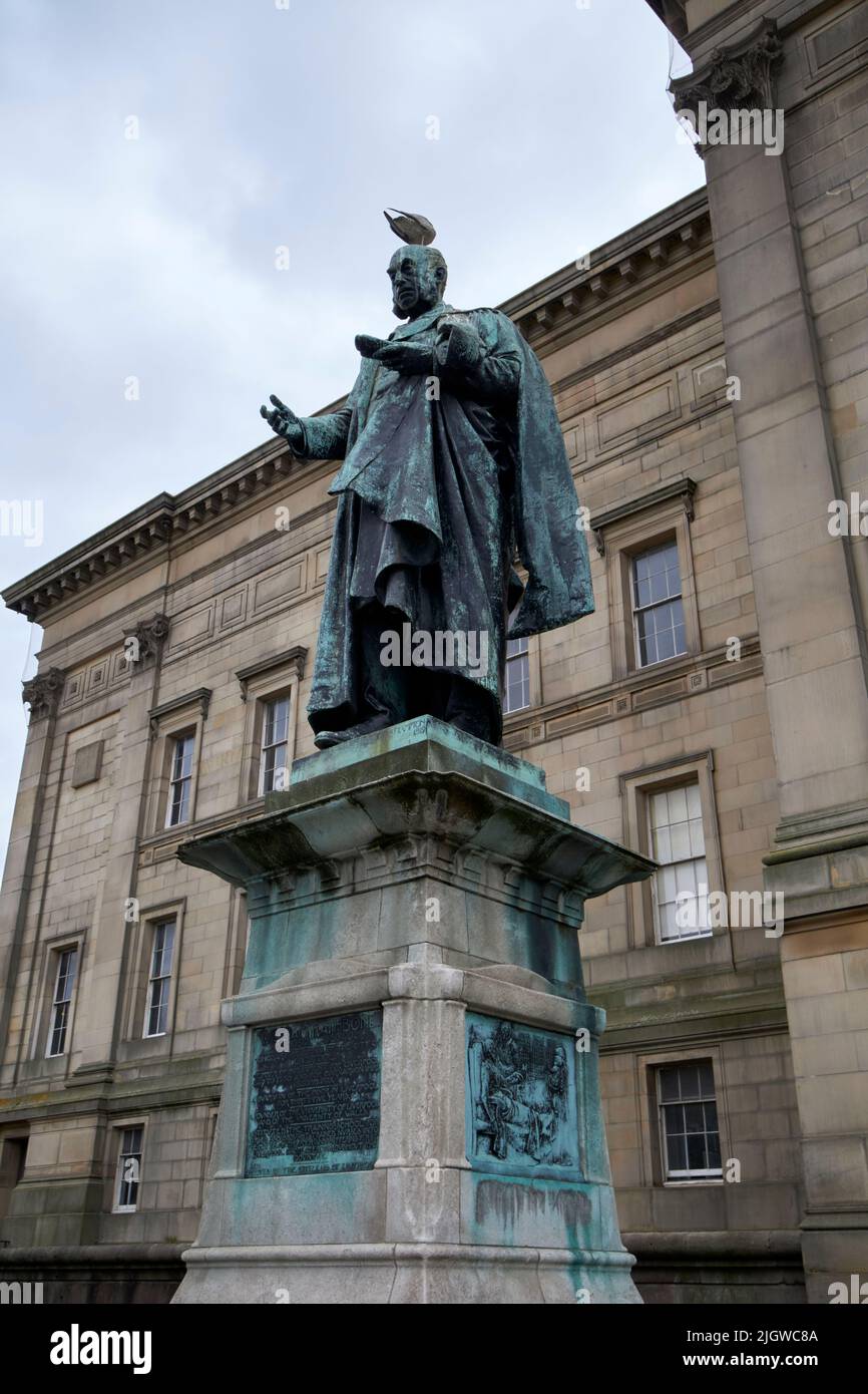 statue of william rathbone founder of the district nursing movement and ...