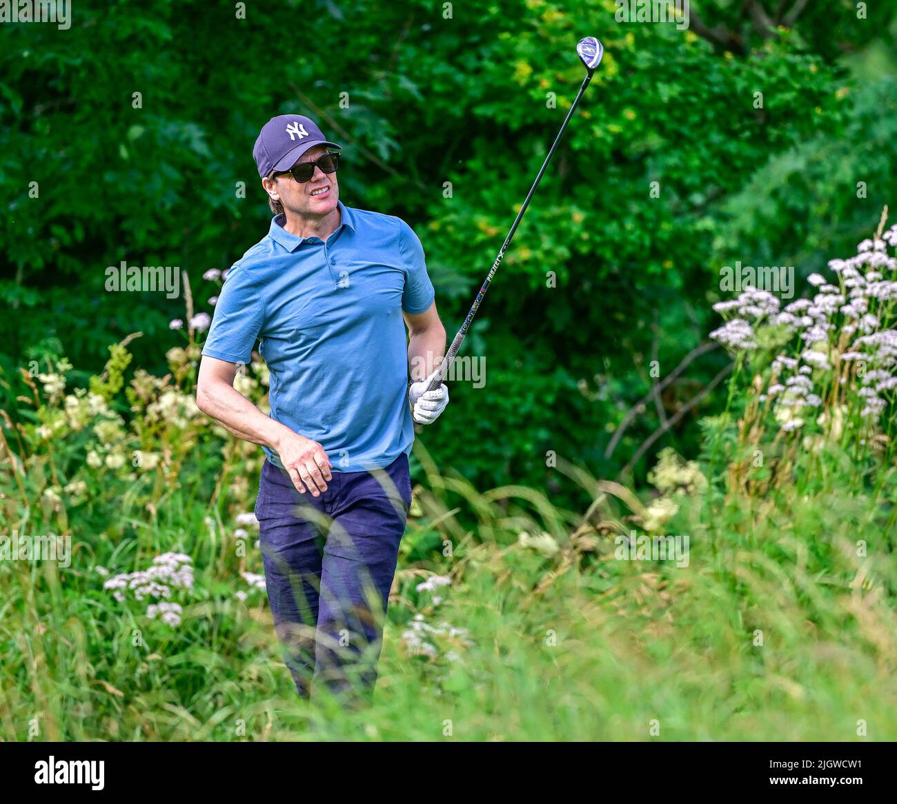 Prince Daniel playing in the Victoria golf tournament at Ekerum golf ...