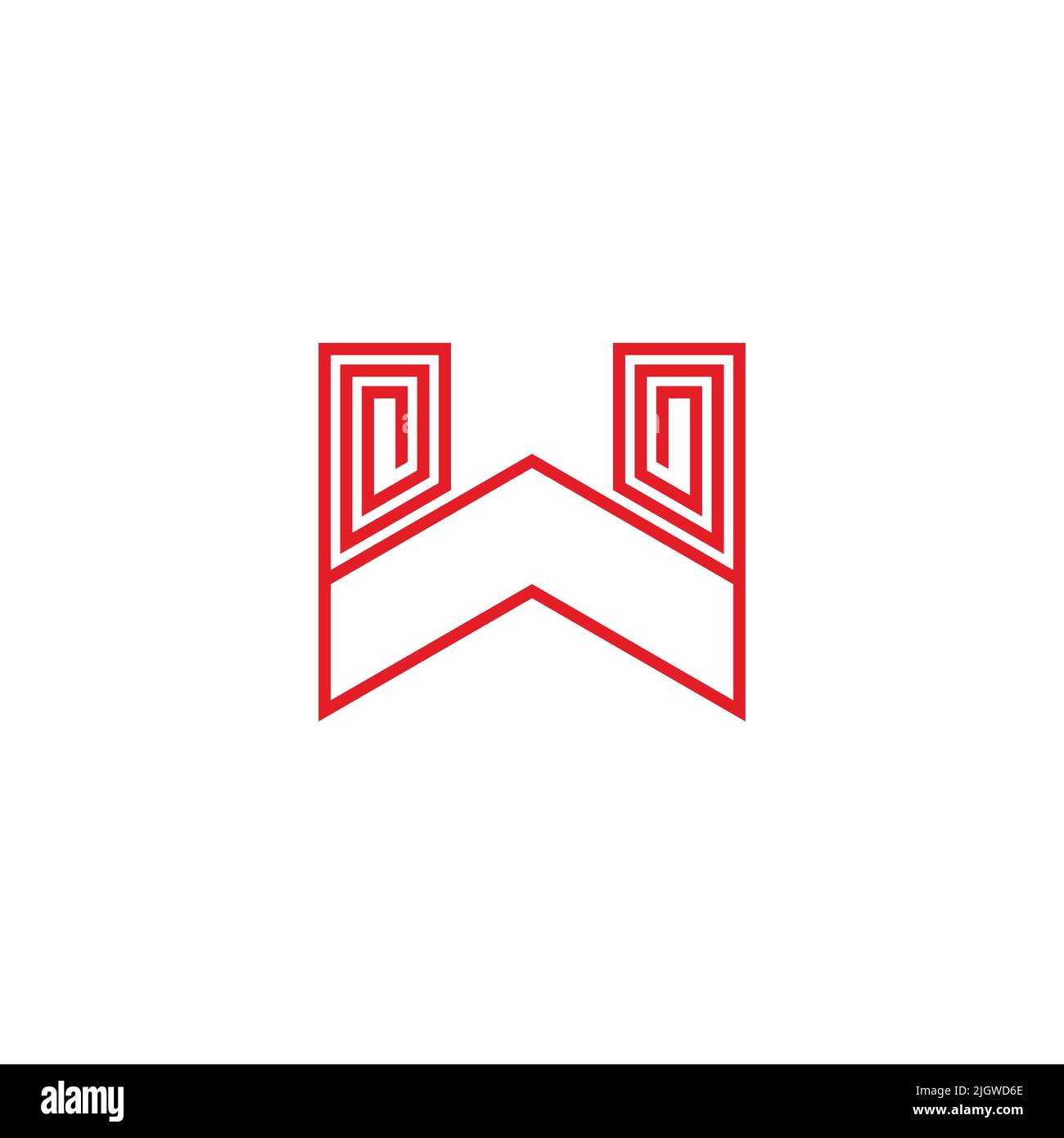 letter w spiral thin line simple geometric logo vector Stock Vector ... letter w spiral thin line simple geometric logo vector Stock Vector ...