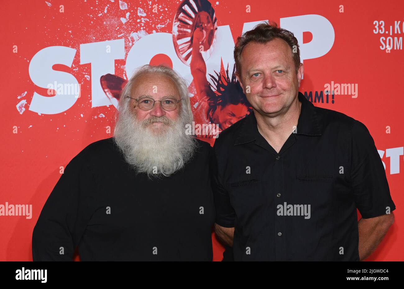Cologne, Germany. 12th July, 2022. Musicians Steve McNicholas (L) and ...
