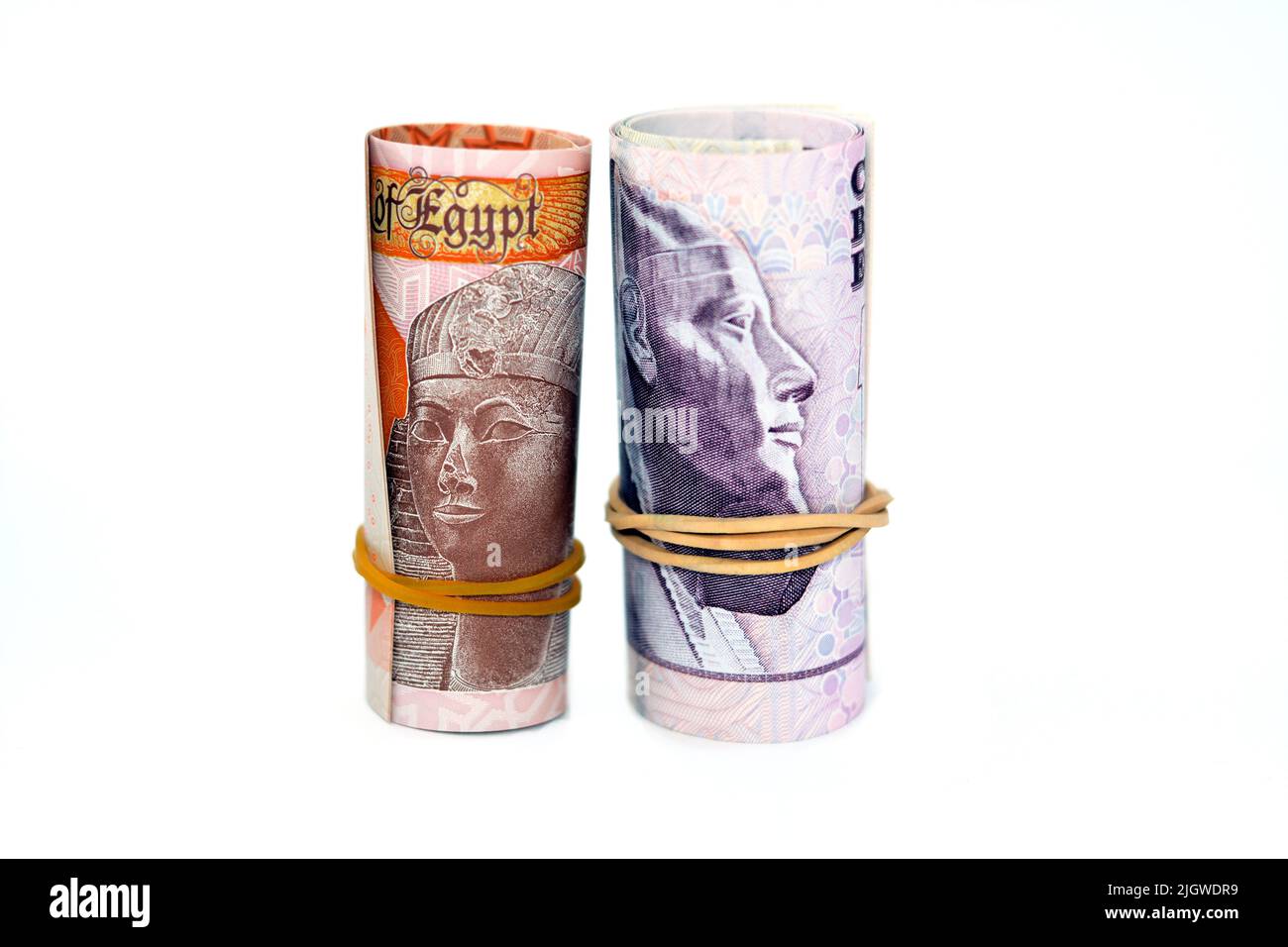 Egypt money roll of new first Egyptian 10 LE EGP ten pounds plastic ...