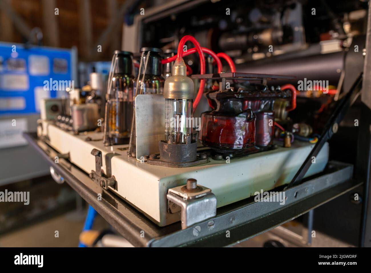 The inner workings of a PYE MK6 Television camera circa 1963 Stock ...