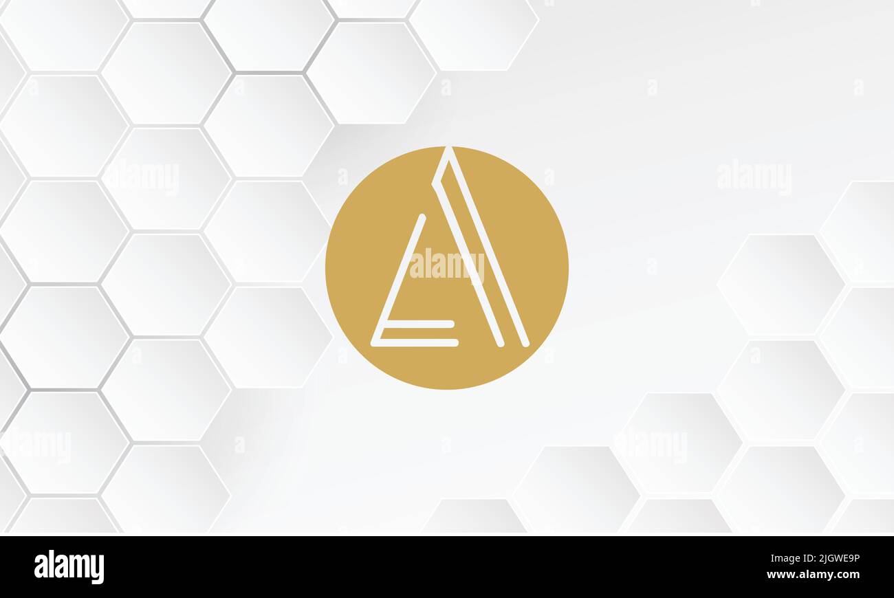 La monogram logo Stock Vector Images - Alamy