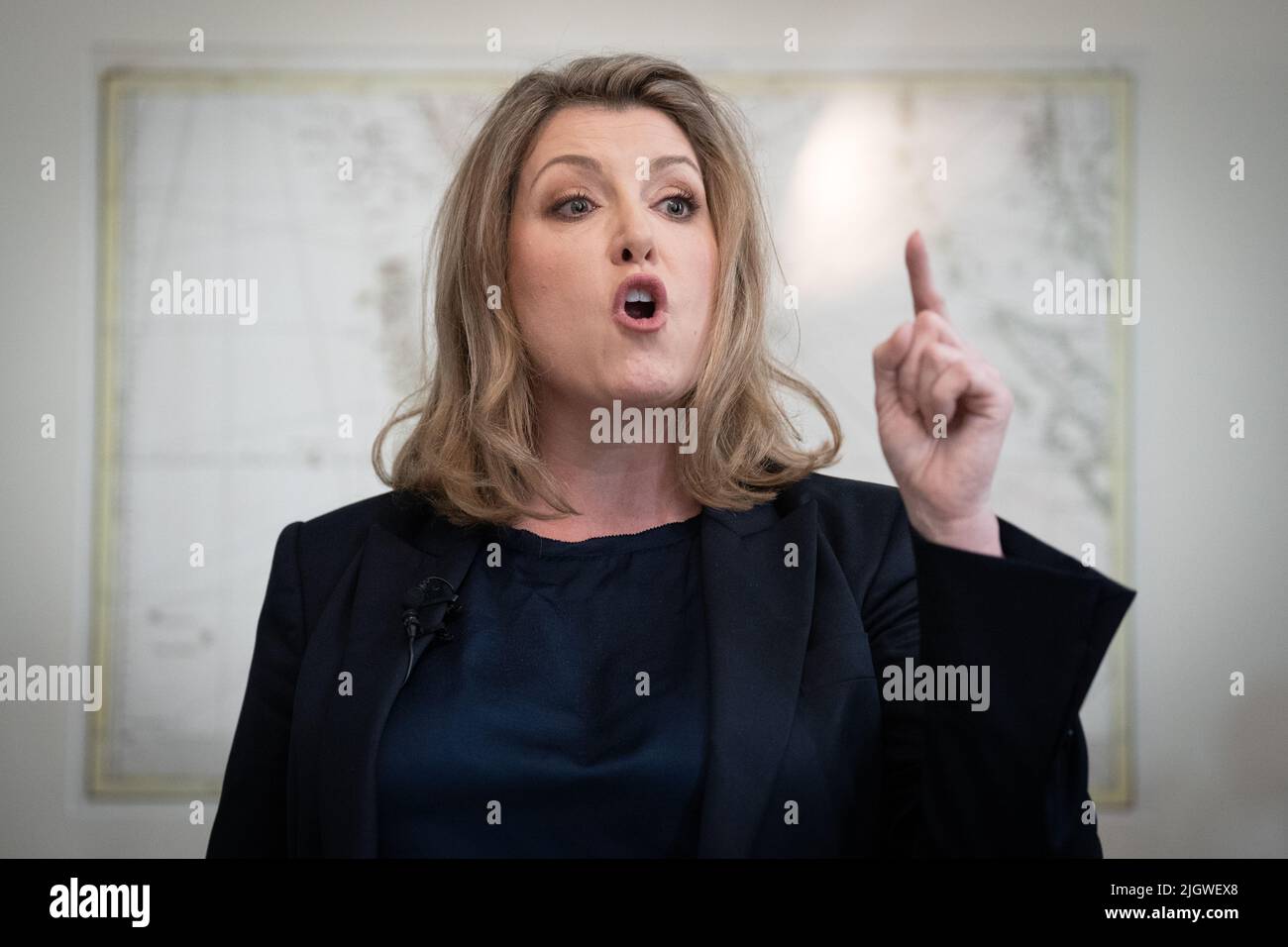 Penny mordaunt conservative leadership campaign hi-res stock ...