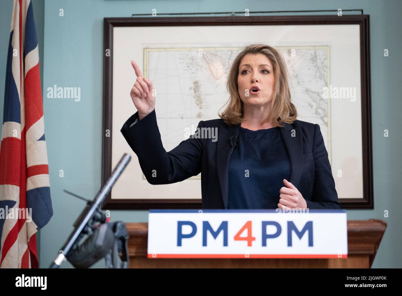 Penny mordaunt conservative leadership campaign hi-res stock ...