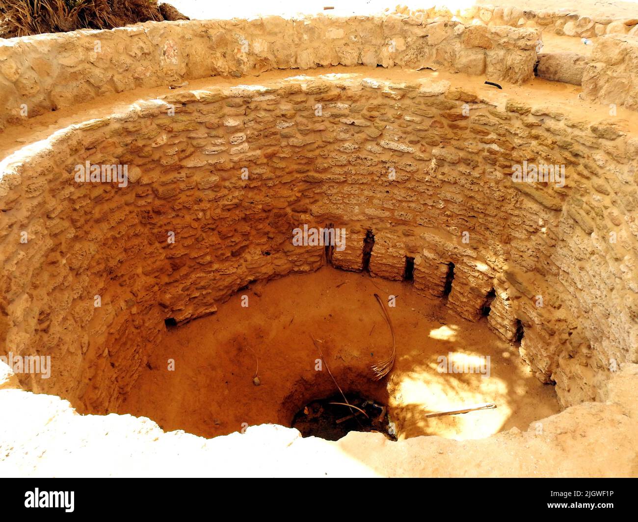Prophet Moses Springs, Water wells and palms in Sinai Peninsula, Ras ...