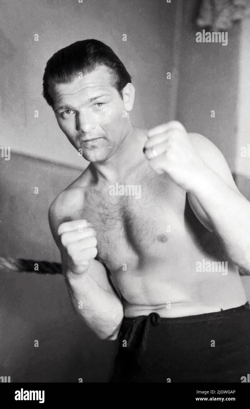 Heinz Seidler, deutscher Boxer, Berlin, Deutschland 1947 Stock Photo ...
