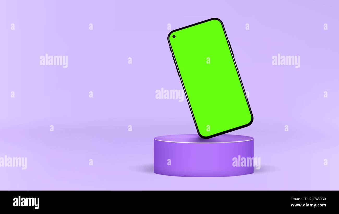 Mockup green screen Stock Vector Images - Alamy