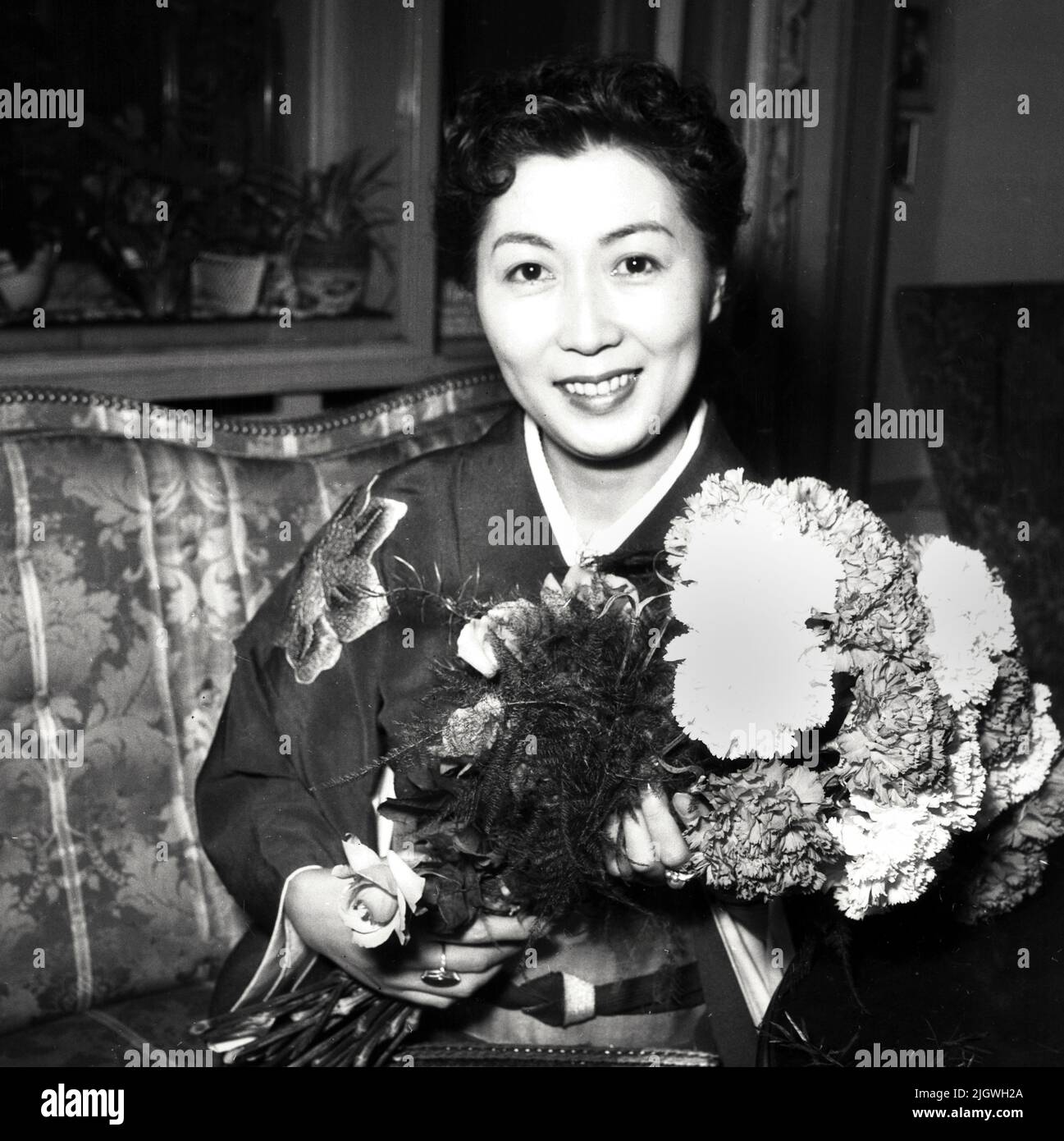 Original-Bildunterschrift: Von Tokio nach Berlin kam zu den V ...