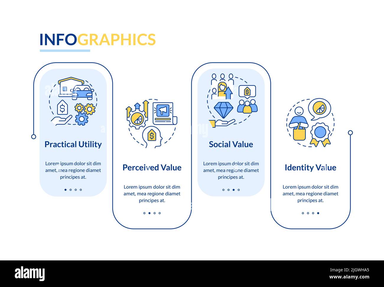 Product values rectangle infographic template Stock Vector Image & Art - Alamy