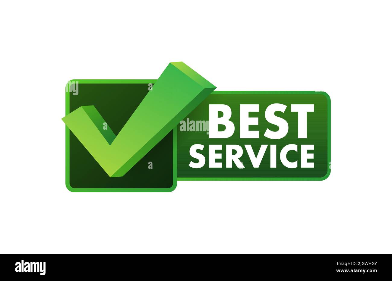 Best service sign. Premium service label. Vector illustration Stock ...